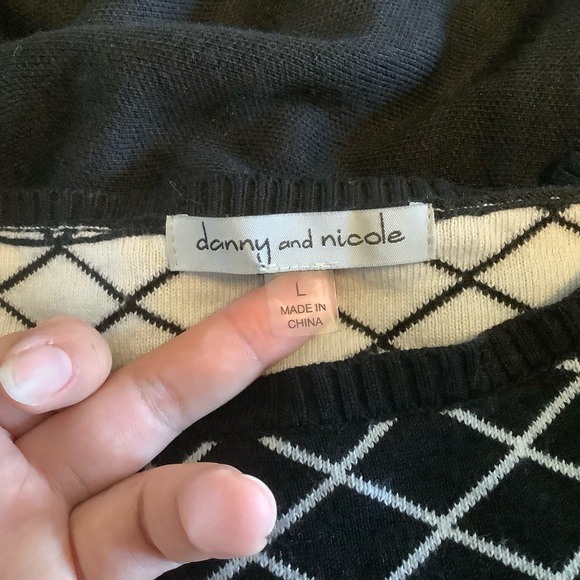 Danny & Nicole | Dresses | Danny Nicole Stretch Black Dress Size Large ...